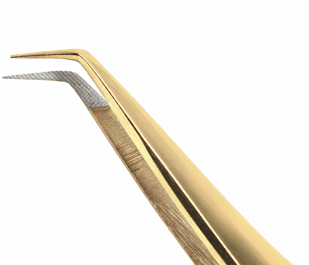 ASPIRE GOLD CLASSIC CURVED TWEEZER - Lashbarpro.com